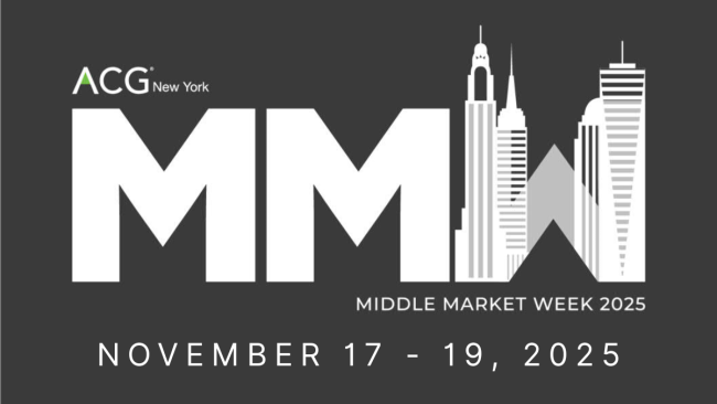 ACG NY 2025 Middle Market Week | ACG New York